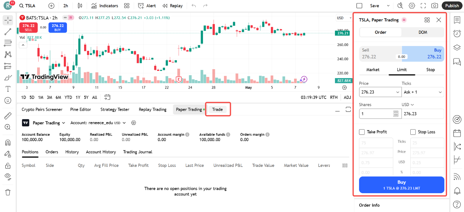 Paper Trading on TradingView to Better Prepare for Future Trades | Vantage