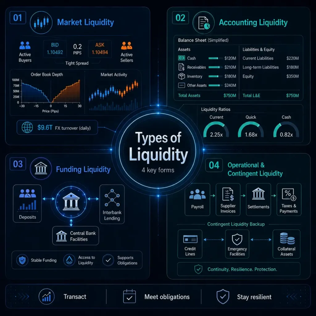 What Is Liquidity? Definition, Types & Examples | Vantage Markets