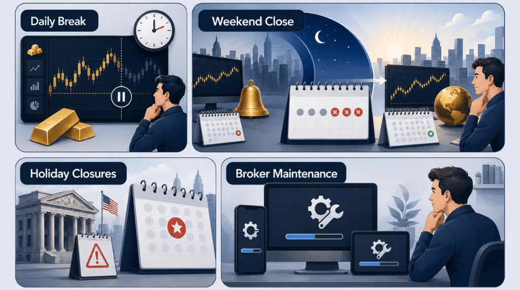 Gold Trading Hours: When Does the Gold Market Open? | Vantage Markets